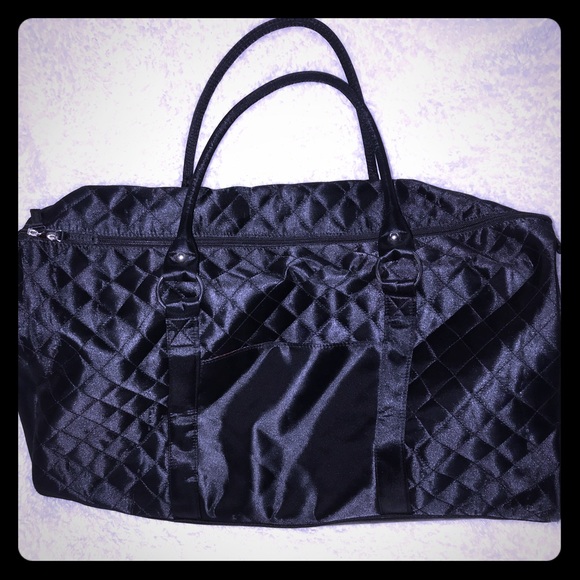 DSW | Bags | Quilted Satin Duffle Bag | Poshmark